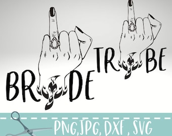 Wedding Finger Svg Tribe Svg Bride to Be Svg Wedding Tribe | Etsy