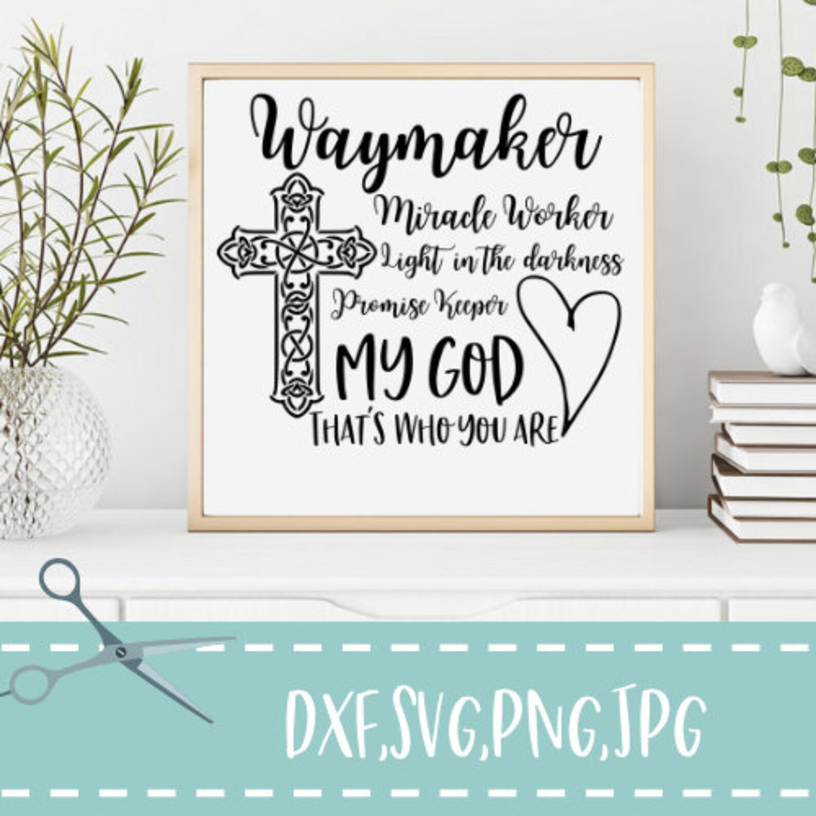 Waymaker Svg , Miracle Worker , White Waymaker Svg , Christian Quote ...