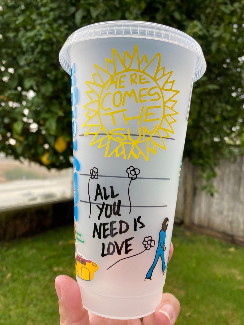 The Beatles Personalized Starbucks Cup - Etsy