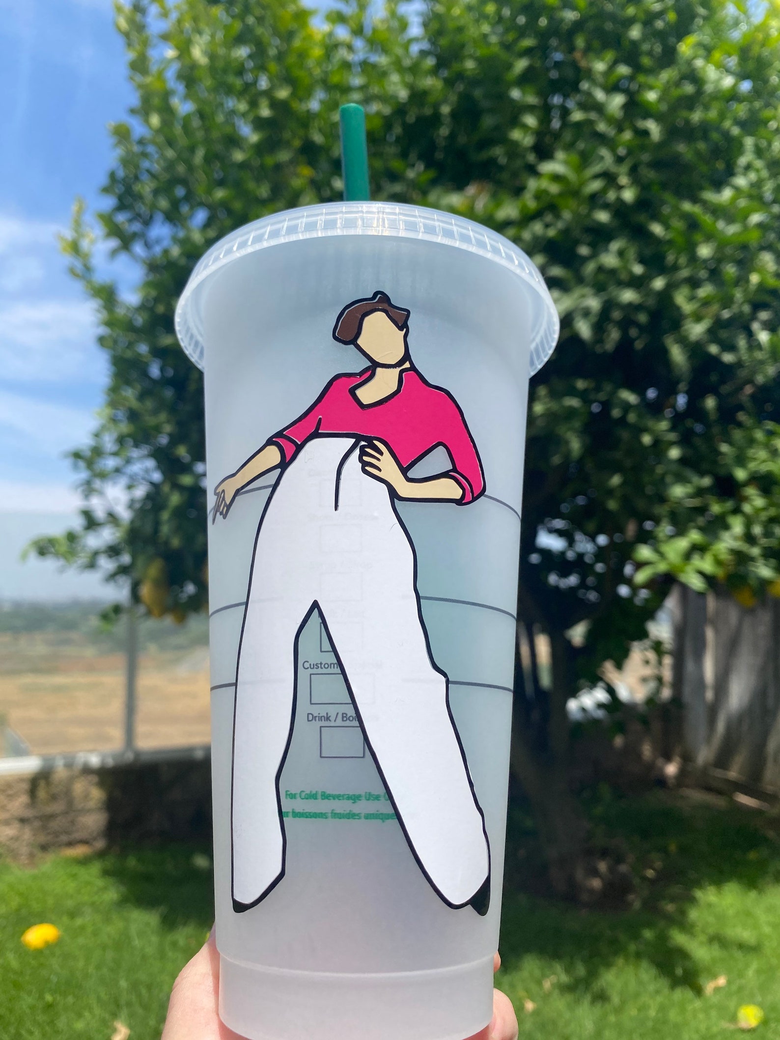 Harry Styles Signature & Fine Line Cup With Optional Name - Etsy