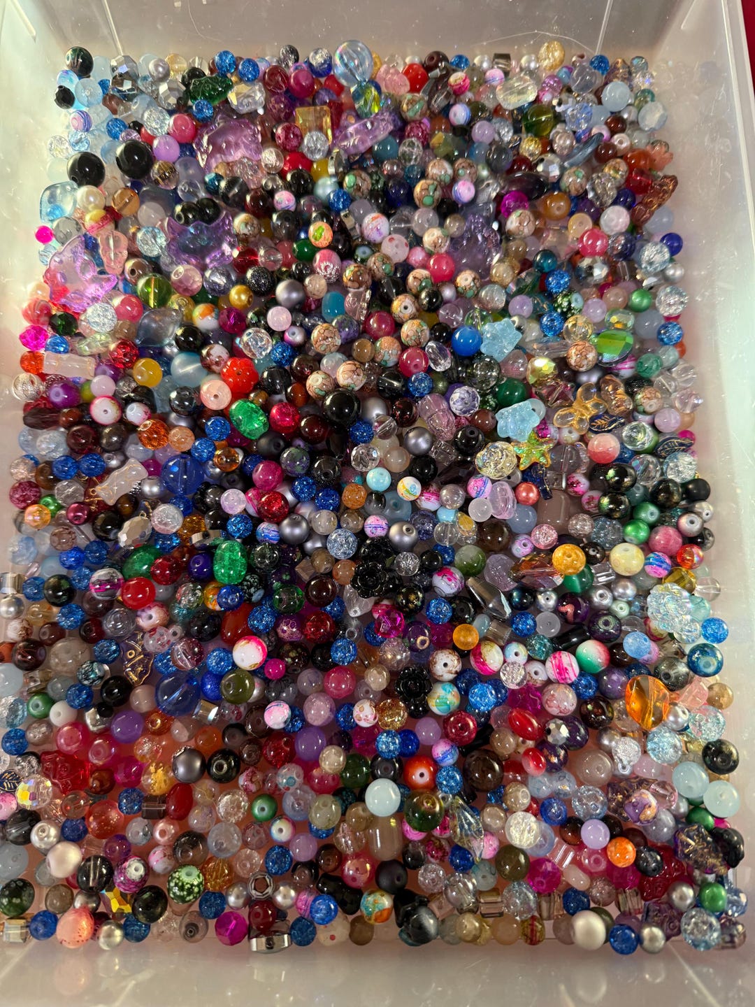 Bead Soup! Mixture of Glass Beads - Etsy