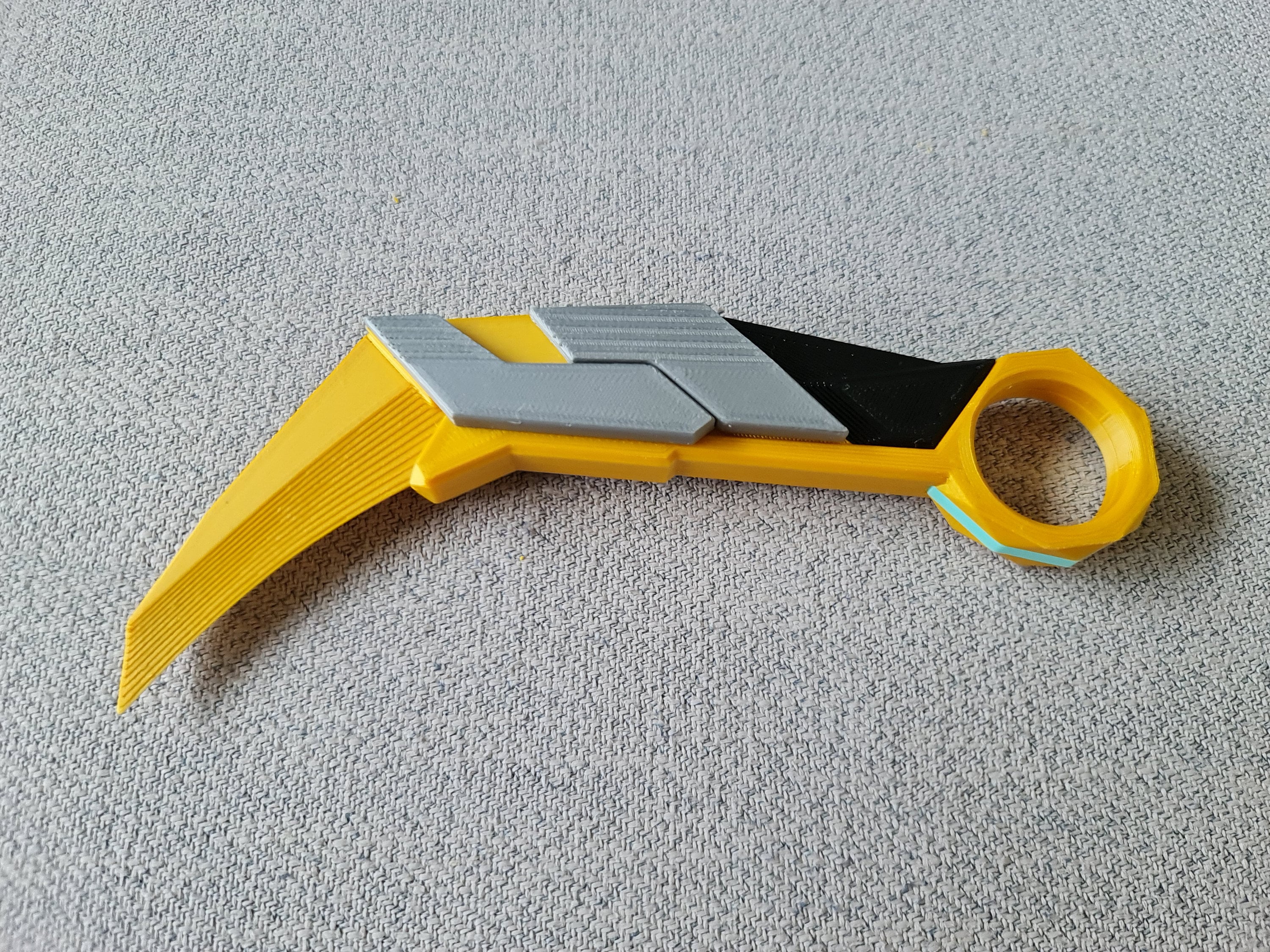 Accurate Foldable Valorant Karambit With Separate Colors (3D Print ...