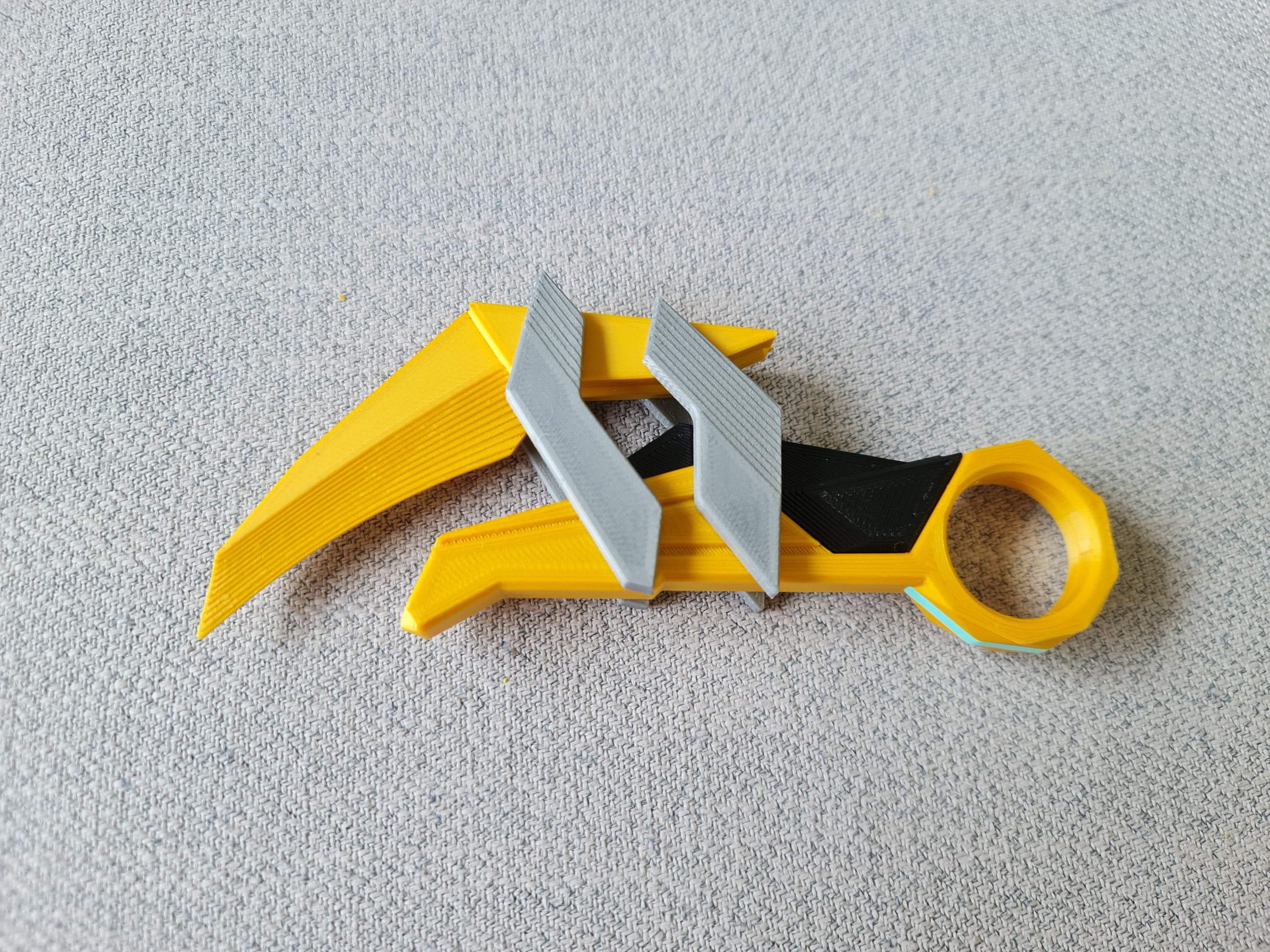 Accurate Foldable Valorant Karambit With Separate Colors (3D Print ...