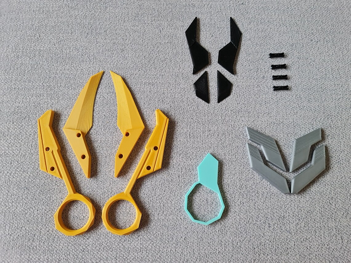 Accurate Foldable Valorant Karambit With Separate Colors (3D Print ...