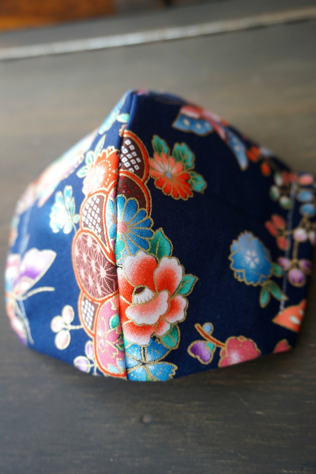 Japanese Full Cotton Double Layered Face Mask - Vintage Butterfly - Etsy