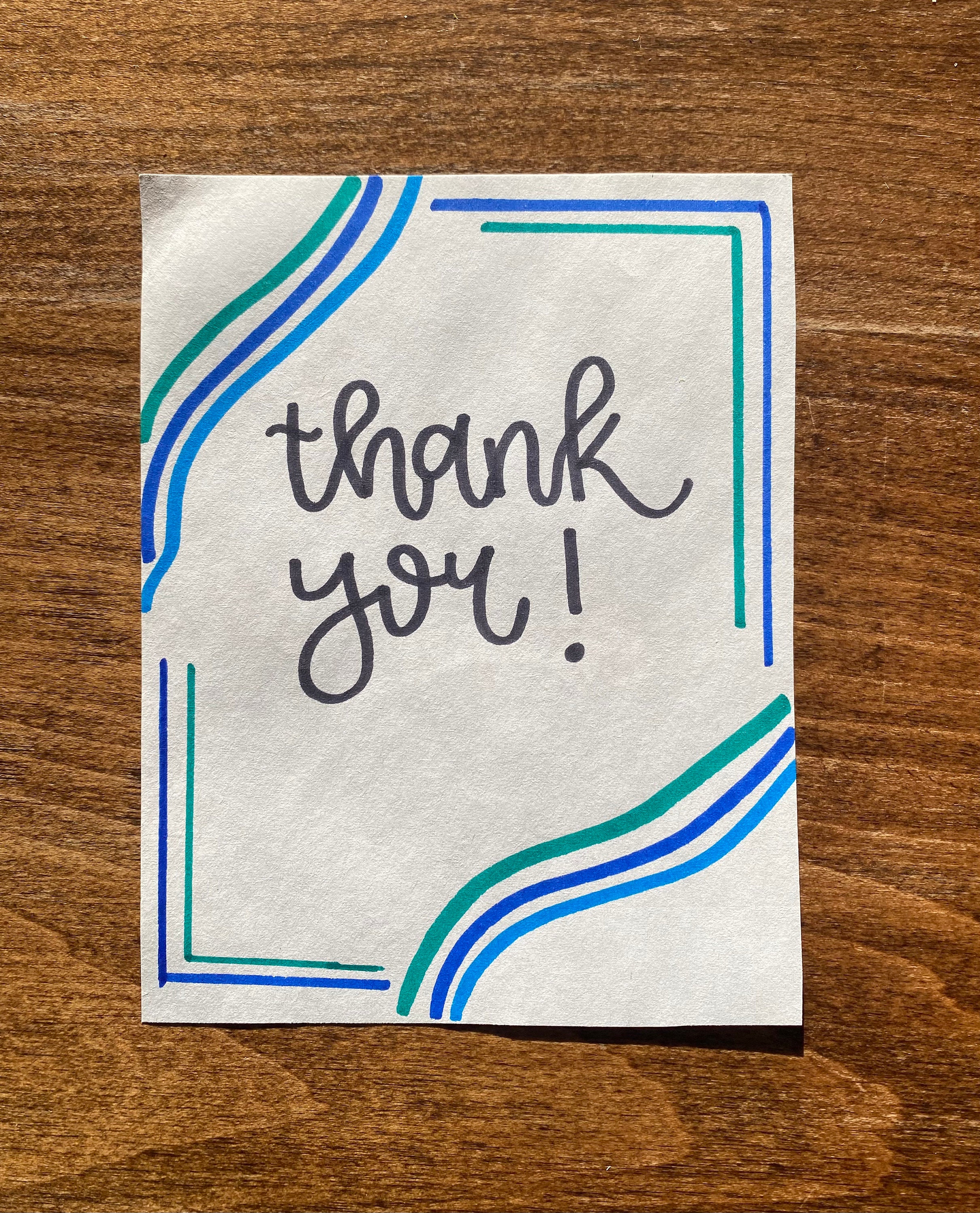 Handwritten Custom Calligraphy Card - Etsy