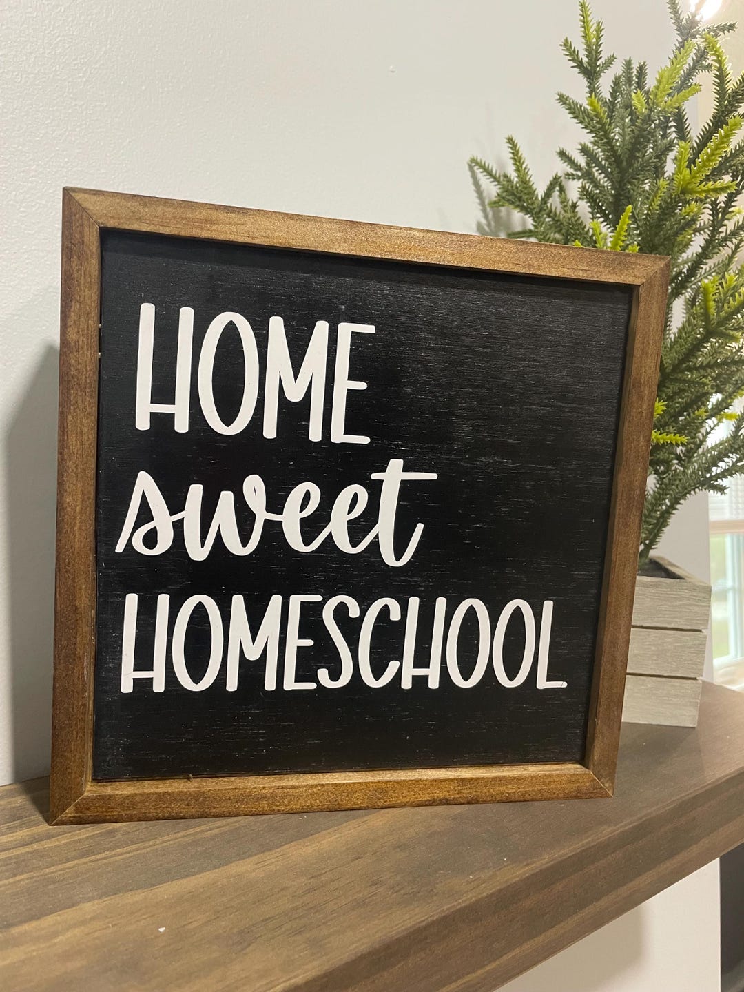 Home Sweet Homeschool Sign, Sign for Homeschool Room, Homeschool Room ...