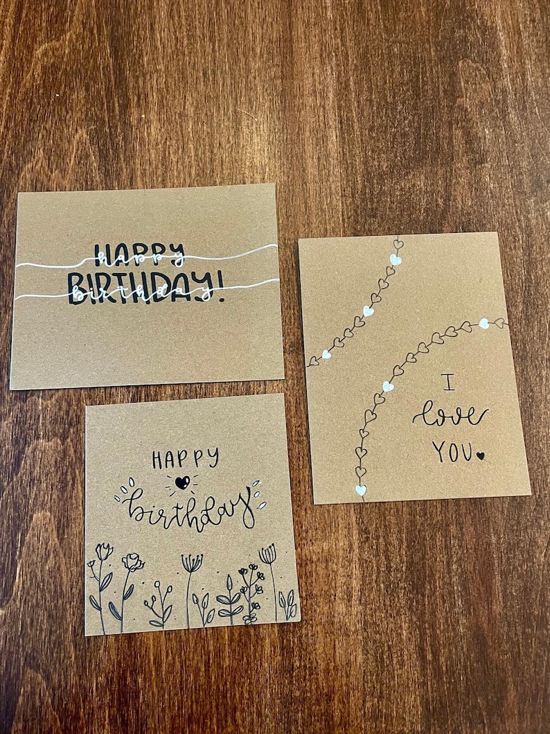 Handwritten Birthday Cards - Etsy