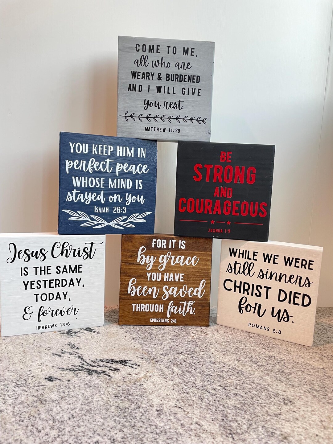 Customizable Wooden Sign, Bible Verse Decor, Handmade Personalized Sign ...