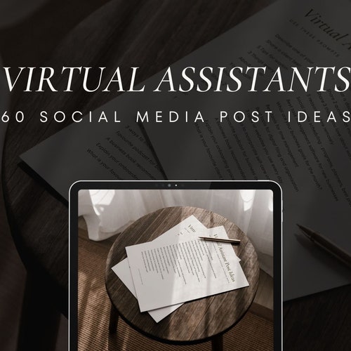 Virtual Assistant Social Media Captions Captions for - Etsy