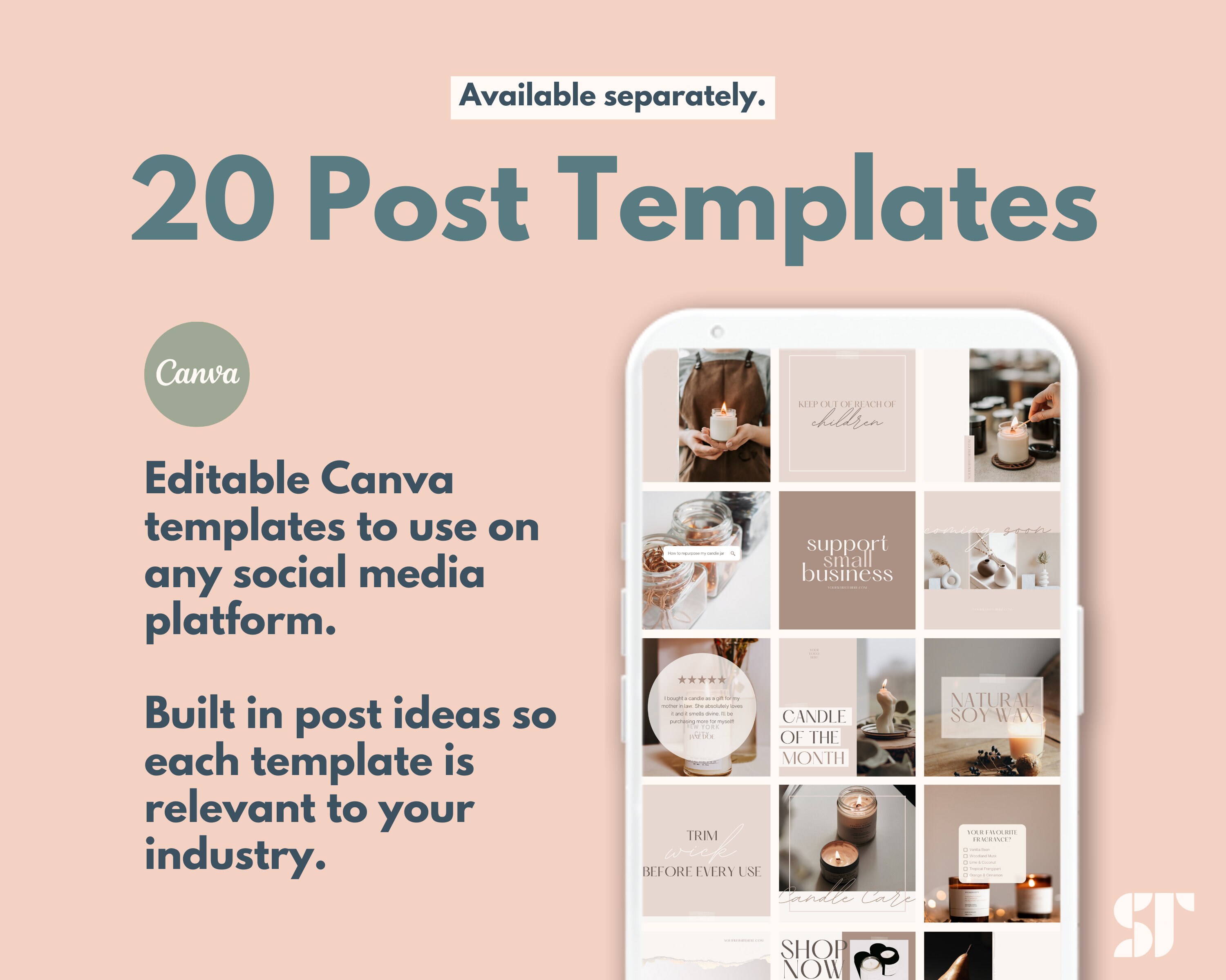 Social Media Bundle Candle Businesses Candle Instagram - Etsy Australia
