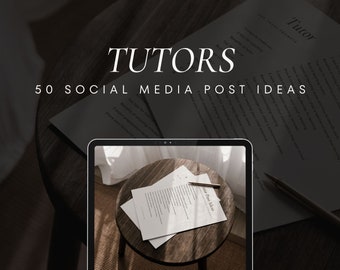 Tutor Social Media - Etsy