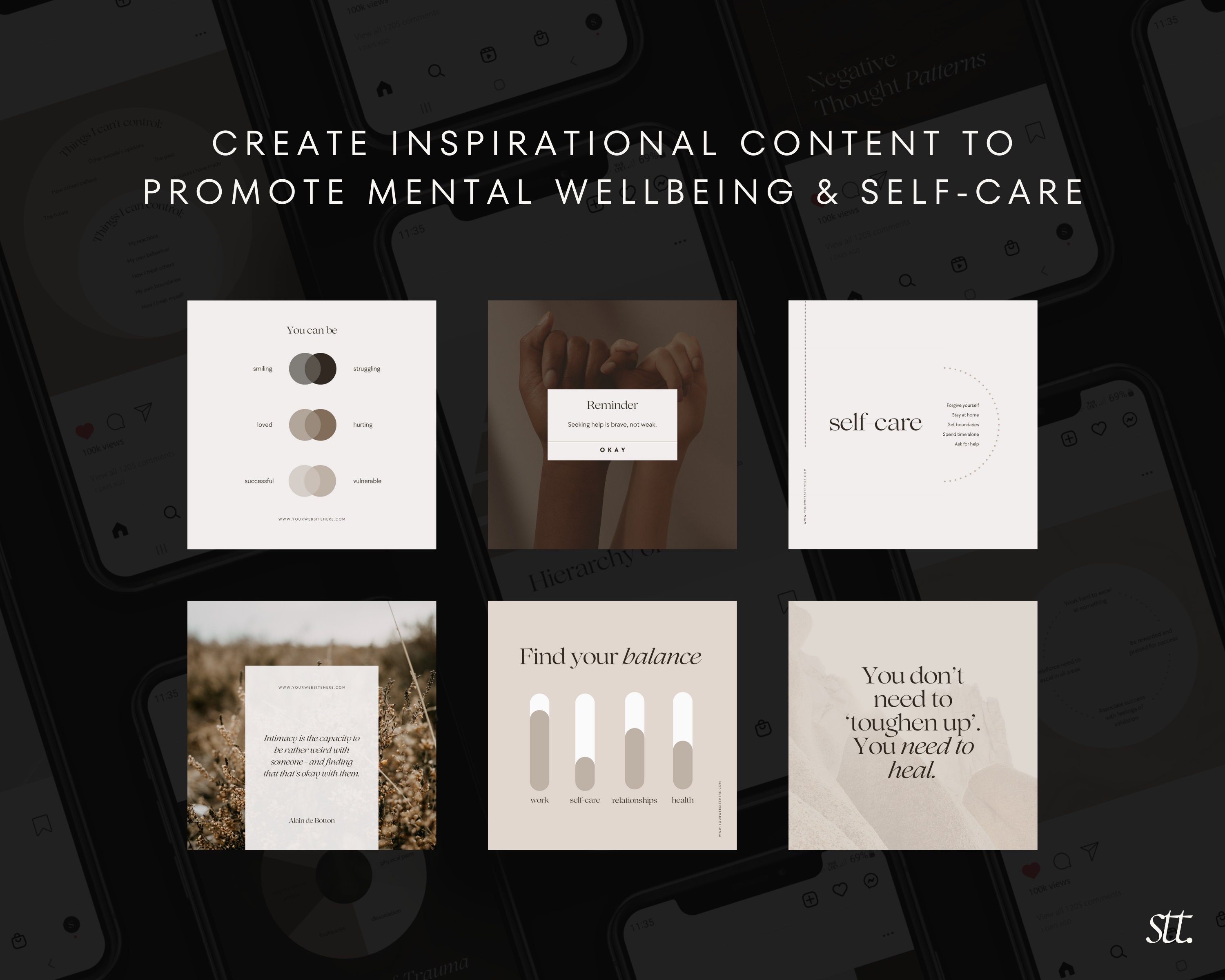 Social Media Bundle for Therapists Psychologist Social Media - Etsy ...