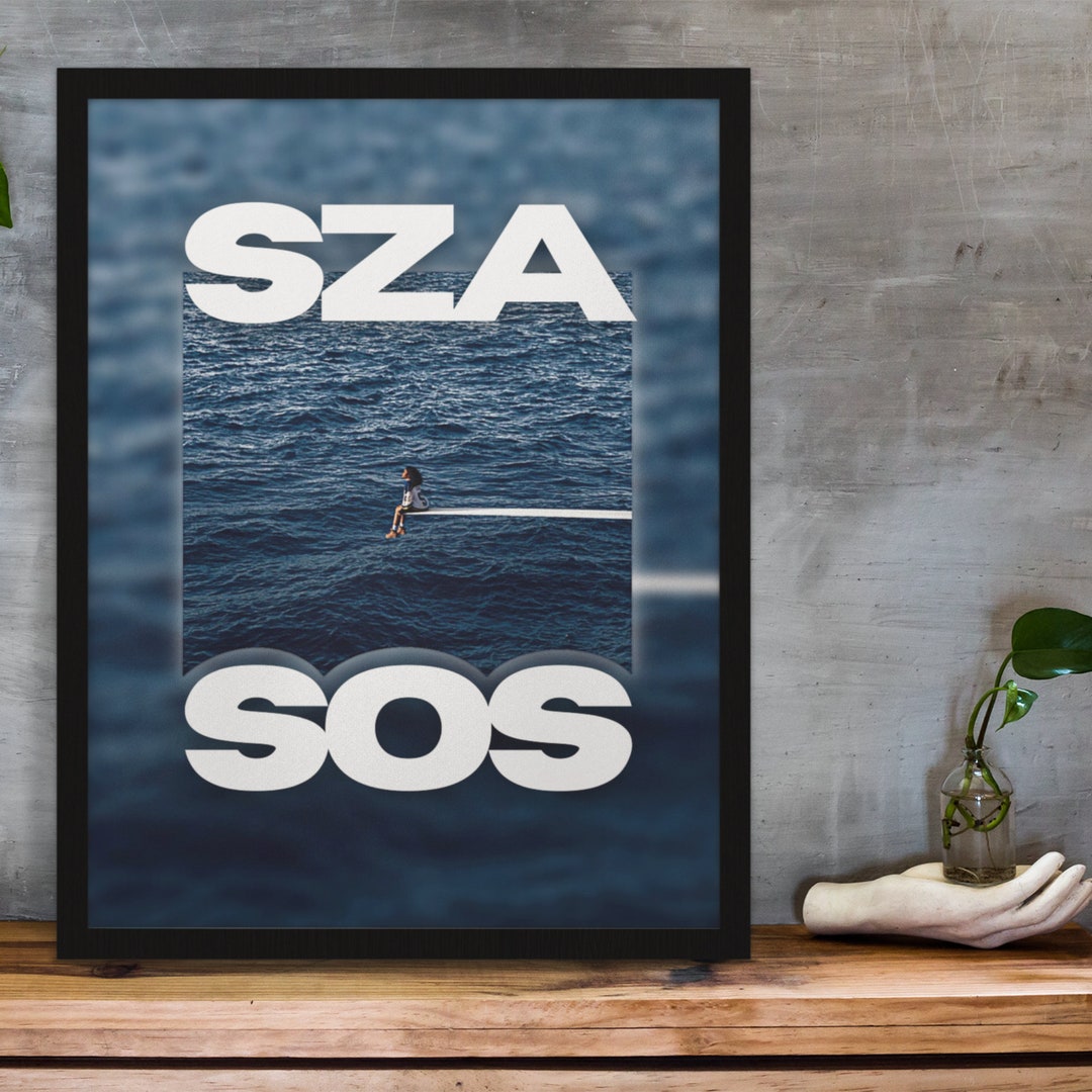 SZA Poster - SOS | Album Cover Poster | Poster Wall Art, Home Decor - Etsy