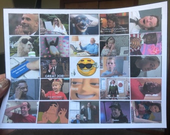 Printable Meme Sticker Collection for Teachers, 198 Pcs. Teachers ...