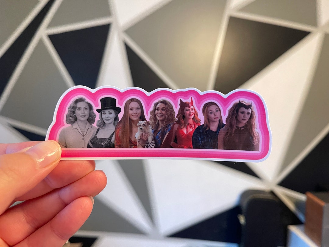 Wanda Outfits/decades Wandavision Vinyl Sticker - Etsy