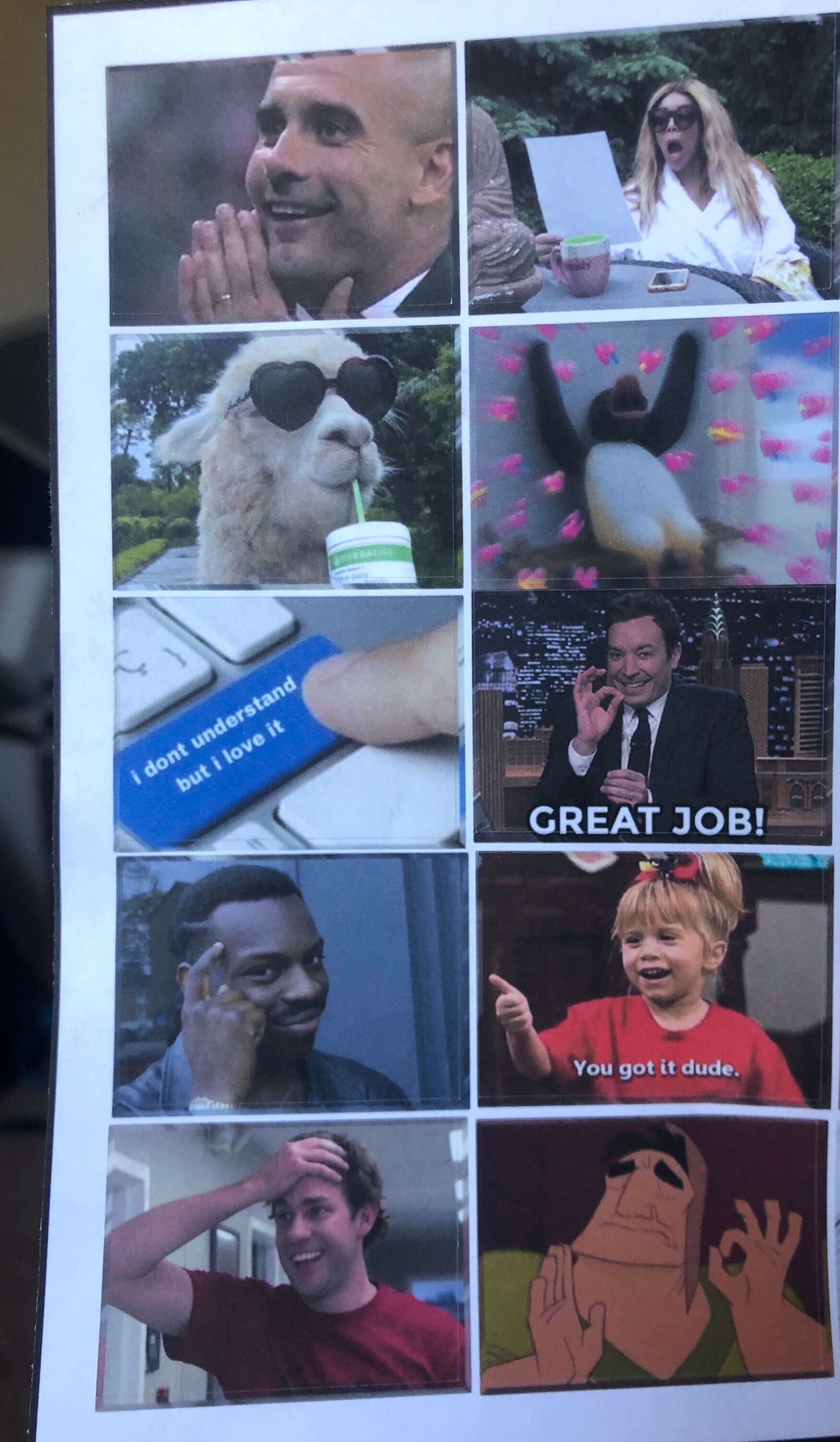 Teacher Reaction Meme Grading Stickers - Etsy