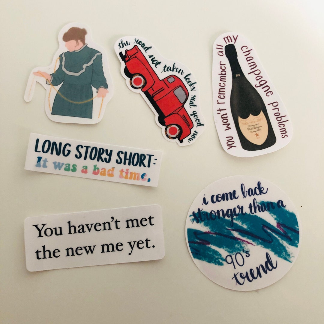 Taylor Swift Evermore Sticker Pack - Etsy
