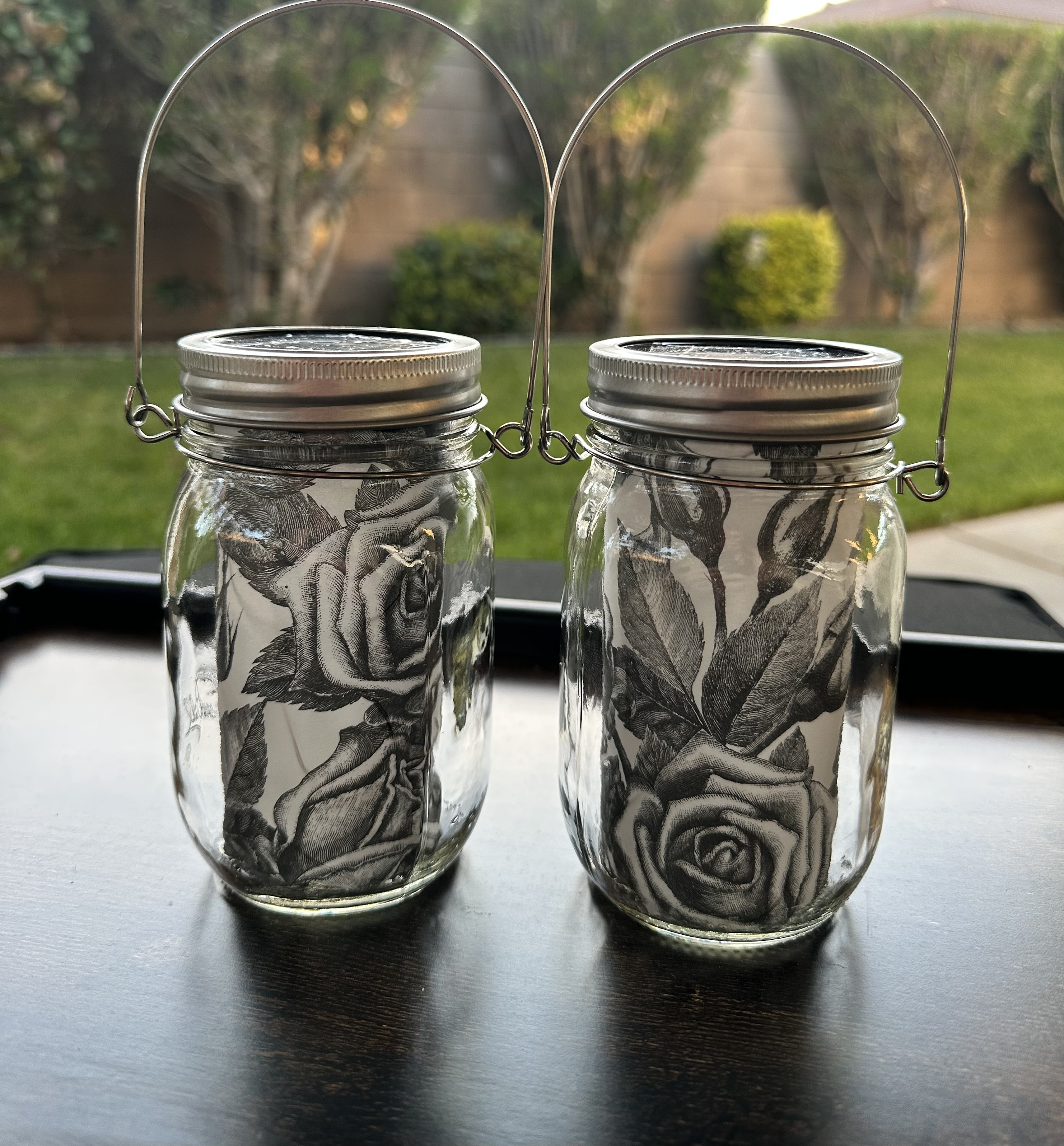 Gothic Rose Garden Solar Lanterns - Etsy