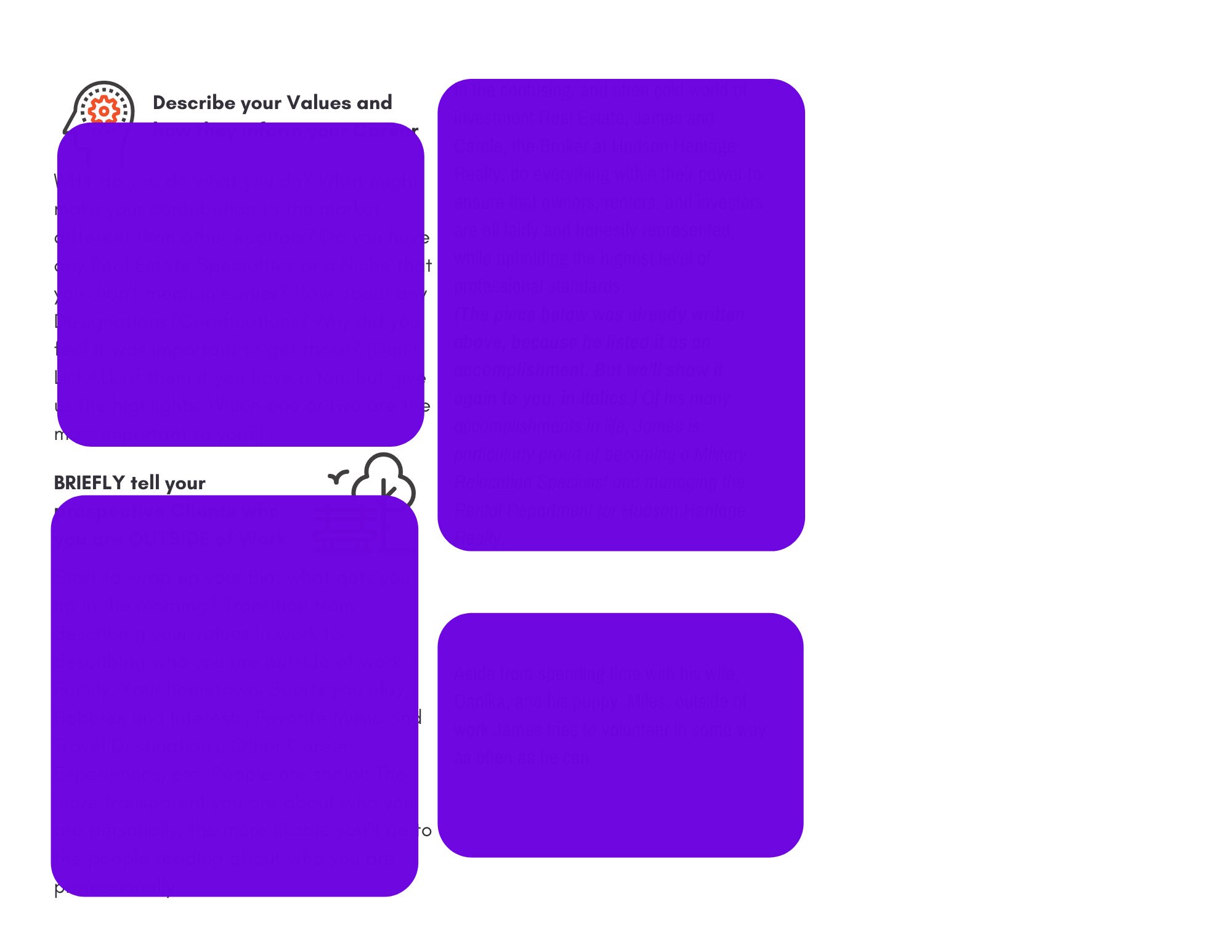 How to Write a Professional Biography for Real Estate Professionals - Etsy