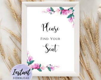Find Your Seat Png - Etsy