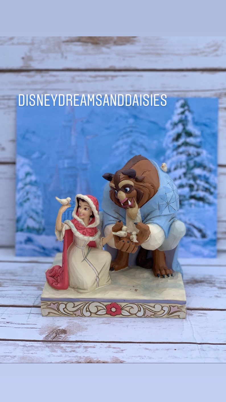 Beauty and the Beast Winter Scene 8x10 Print - Etsy