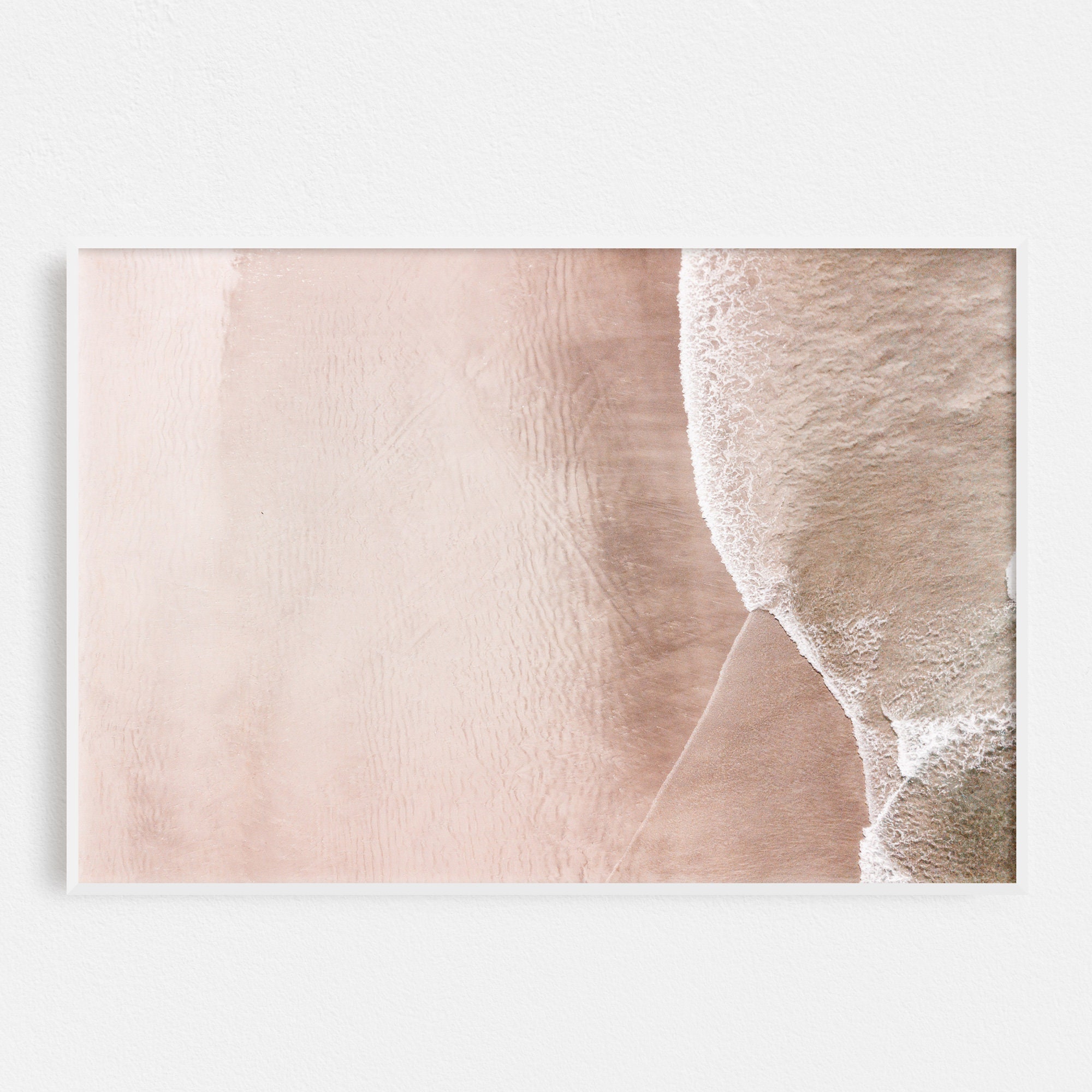 SLOW Pink sand tones texture Northland beach New Zealand | Etsy