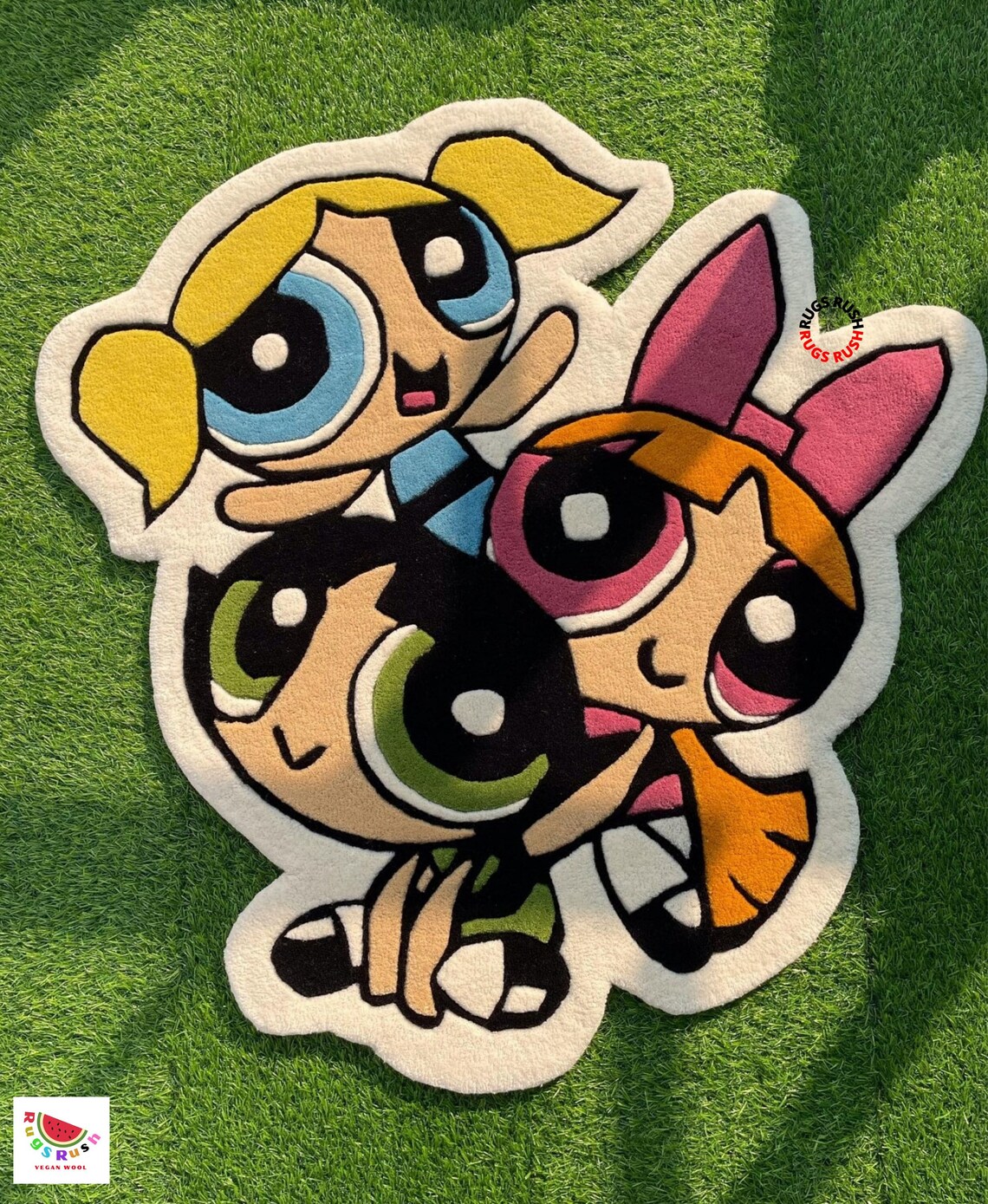 CUSTOM CARTOON RUG Kids Rug Kids Friendly Rug Fathers | Etsy