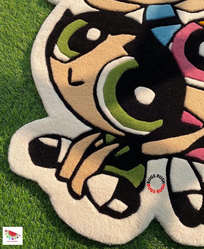 CUSTOM CARTOON RUG Kids Rug Kids Friendly Rug Fathers - Etsy