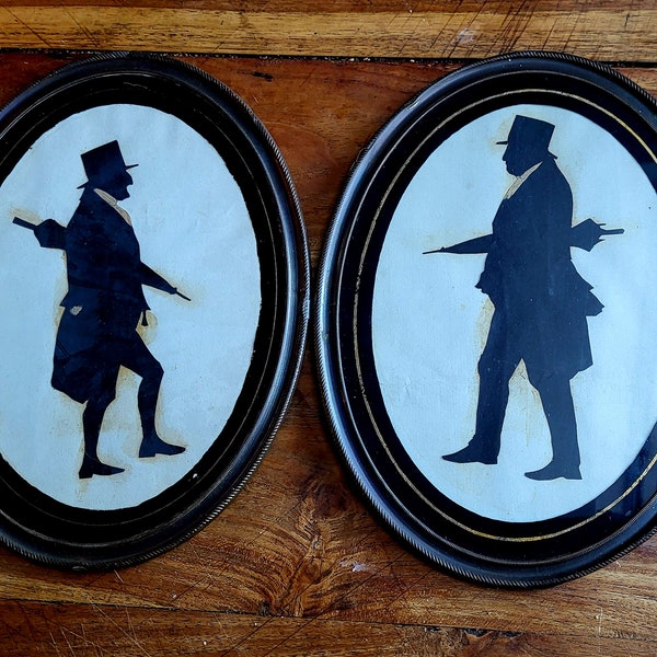 Antique Silhouette - Etsy