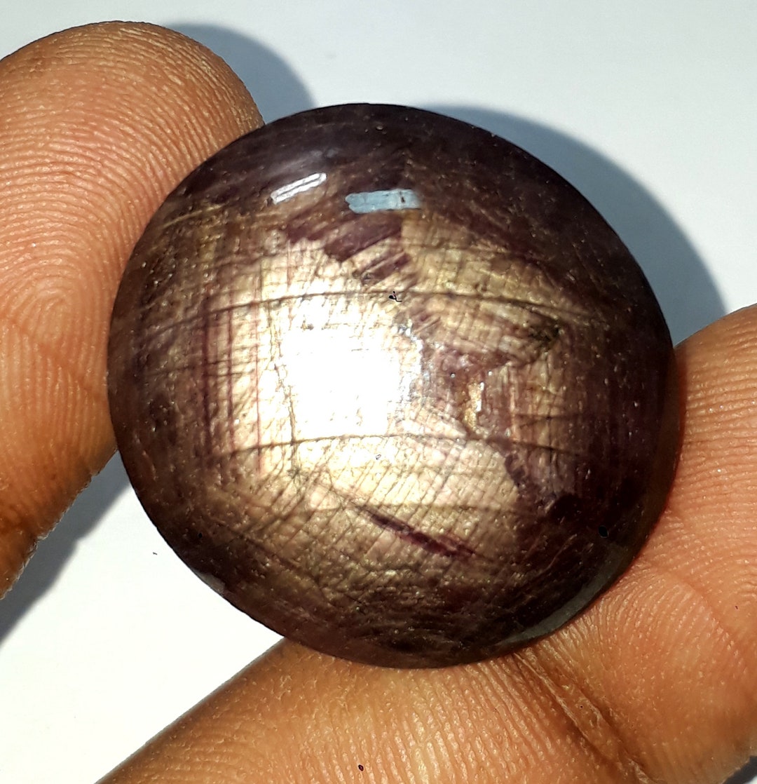 115 Crt 100% Natural Untreated Star Red Ruby Oval Cabochon Gemstone - Etsy