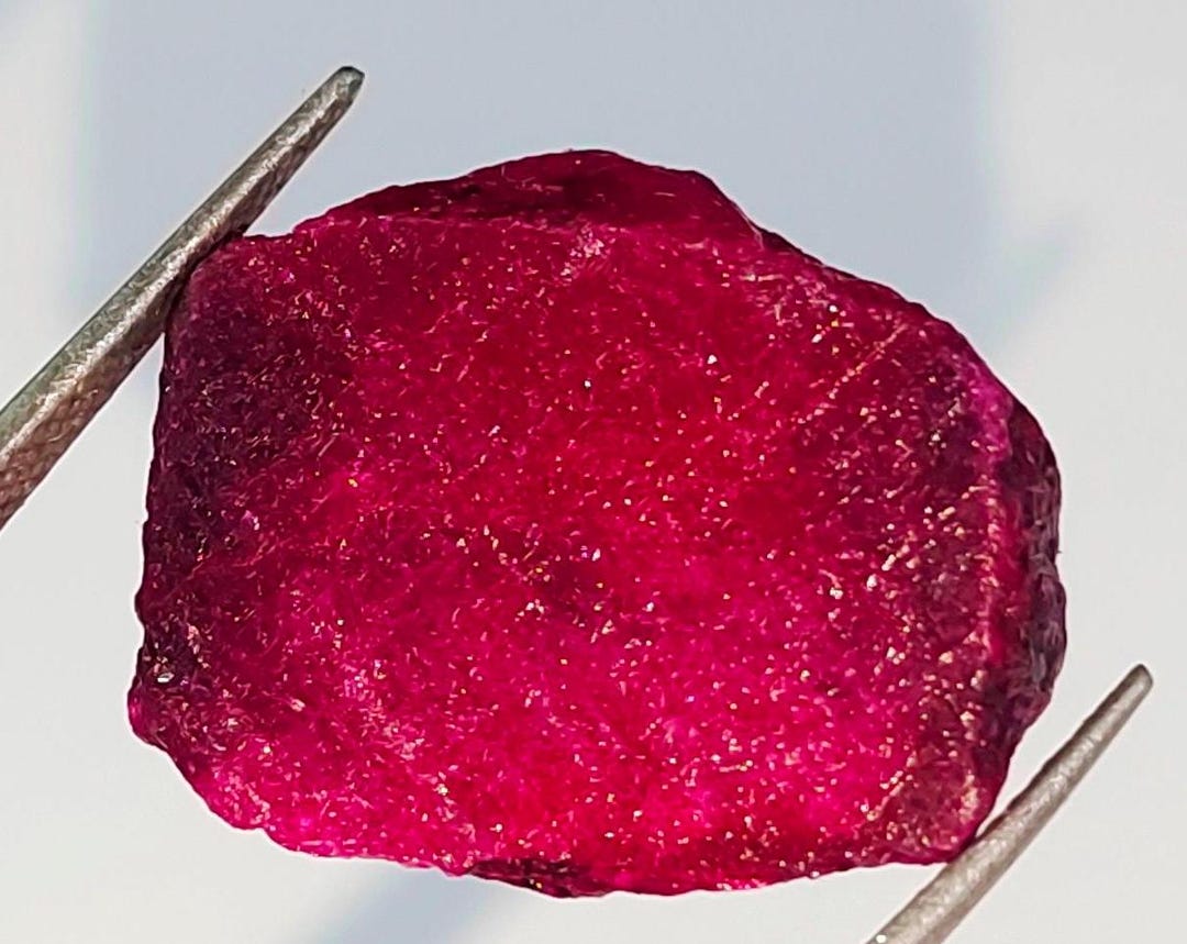 Dyed Red Ruby Rough Gemstone: African Loose Ruby B33-5 - Etsy