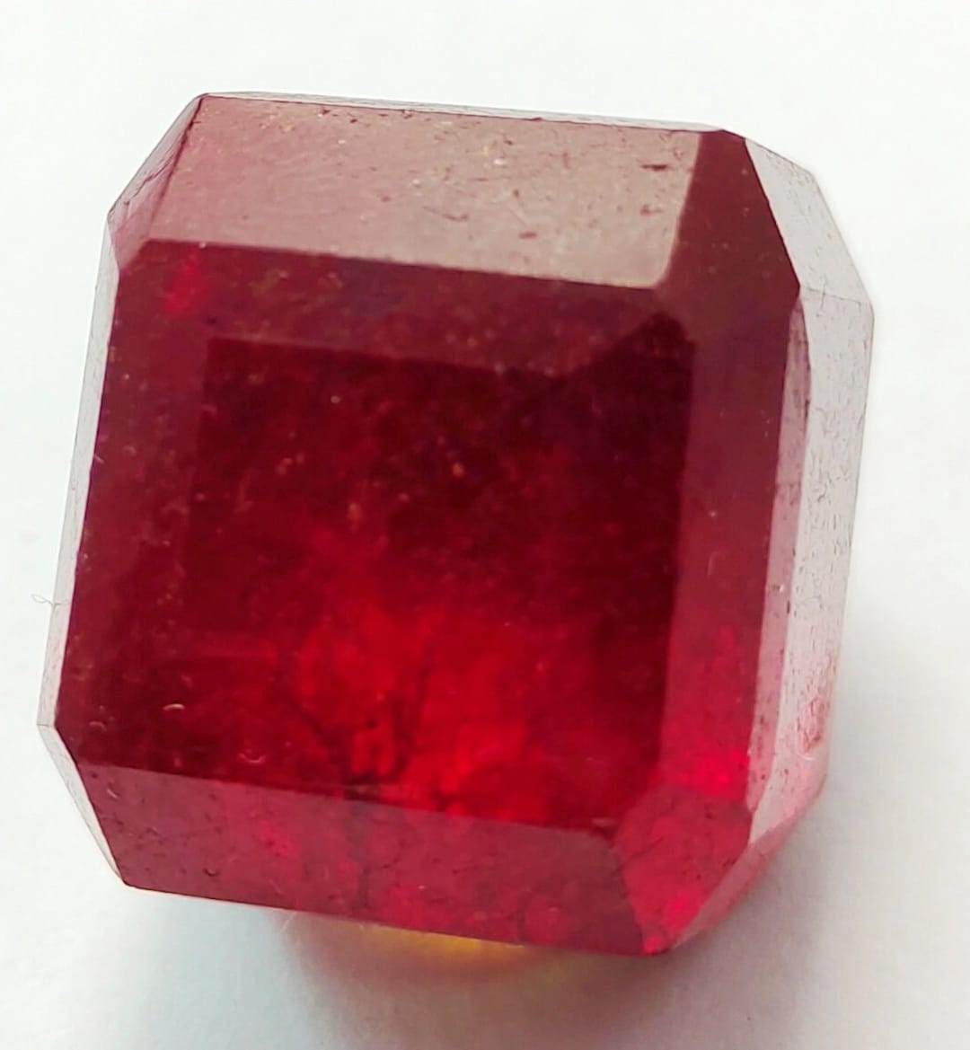 Dyed Red Beryl (bixbite) Cube Cut Loose Gemstone C77-4 - Etsy