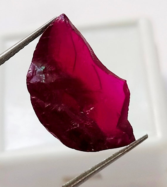 Natural Ruby Red Ruby Rough Gemstone Ruby Red Loose Gemstone - Etsy