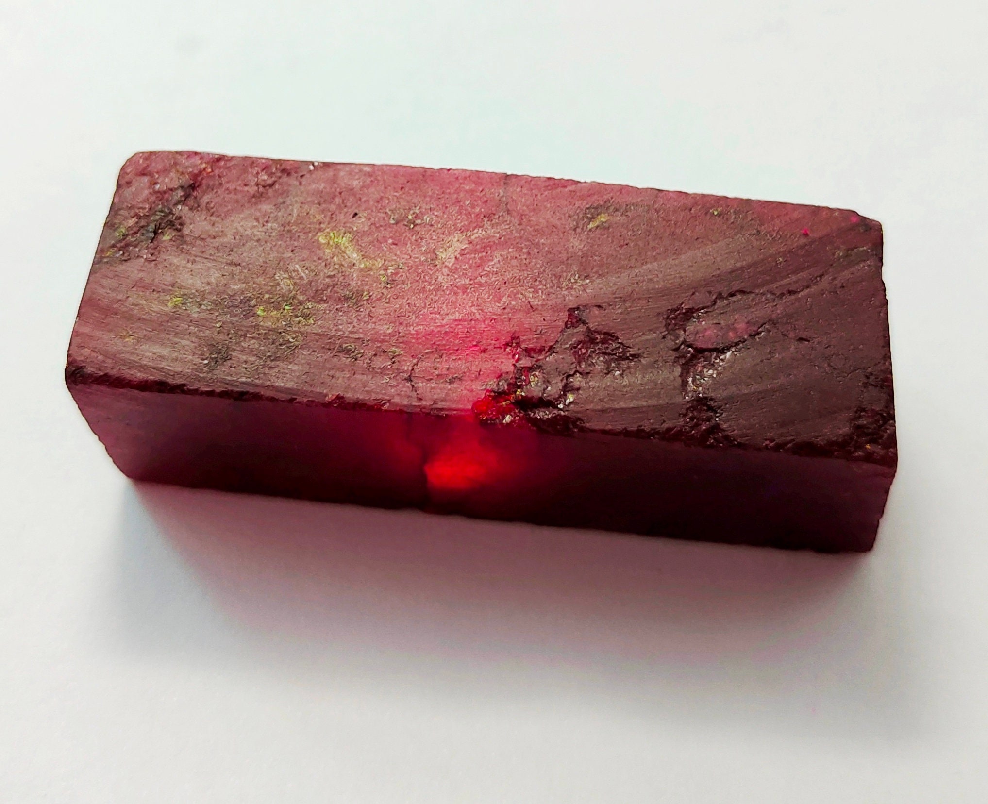 Natural Red Beryl (bixbite) Raw Rough Loose Gemstone Genuine Beryl ...