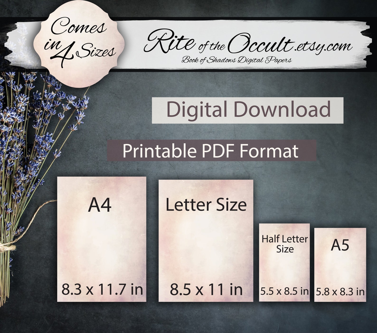 Witch Monthly Planner Printable Pages, Daily Witch Planner Digital ...