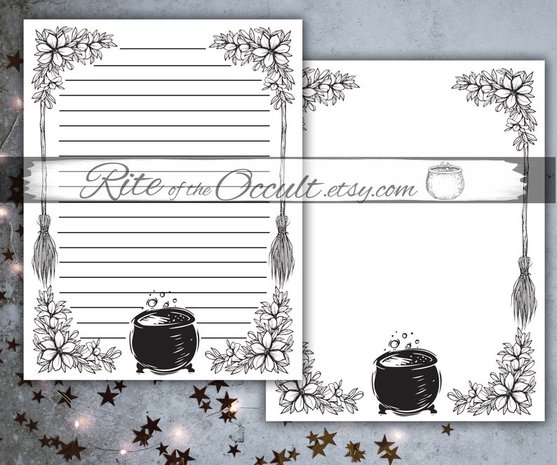 Witches Brew Digital Download Journal Scrapbooking Paper, Book of ...