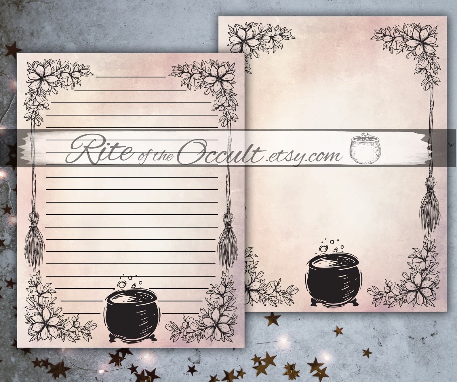 Witches Brew Digital Download Journal Scrapbooking Paper, Book of ...