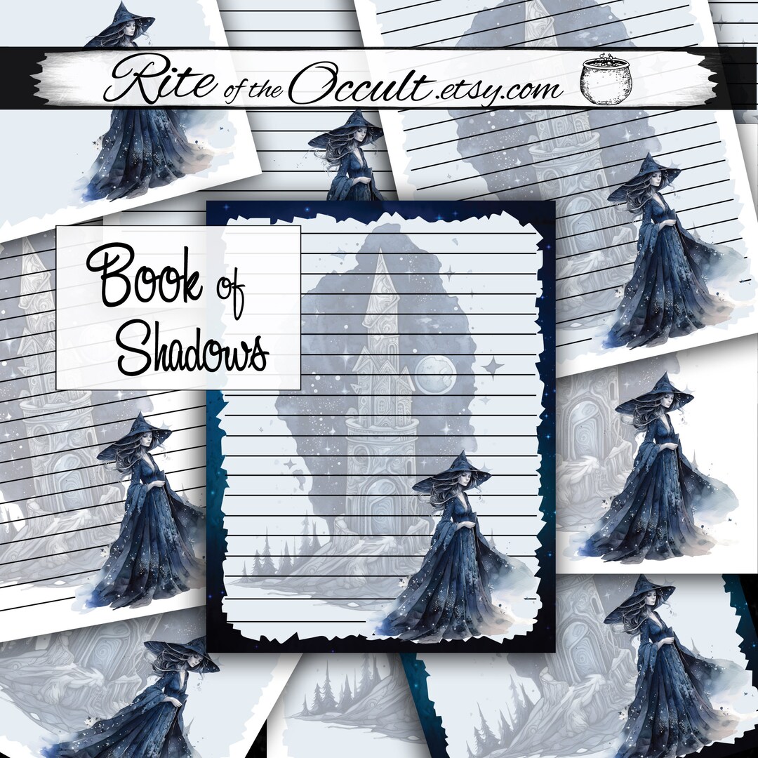 Starlight Digital Download PDF Journal Scrapbook Paper, Printable Blank ...