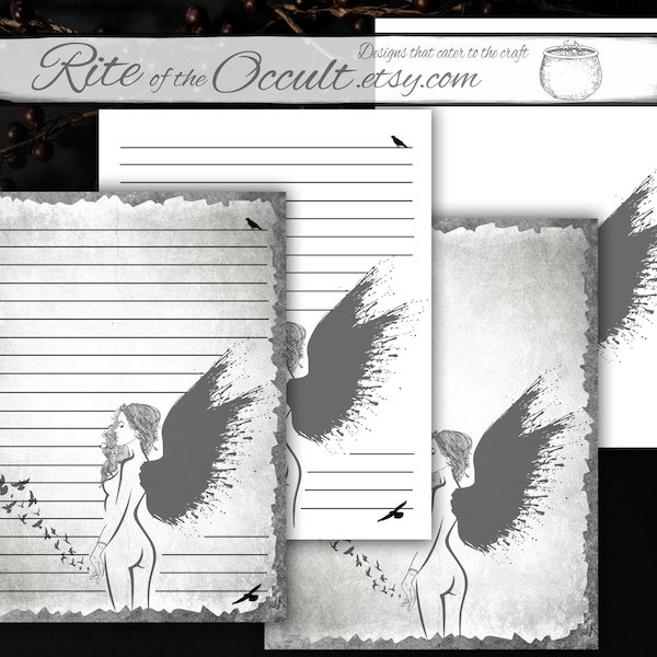 Raven Spell Book - Etsy