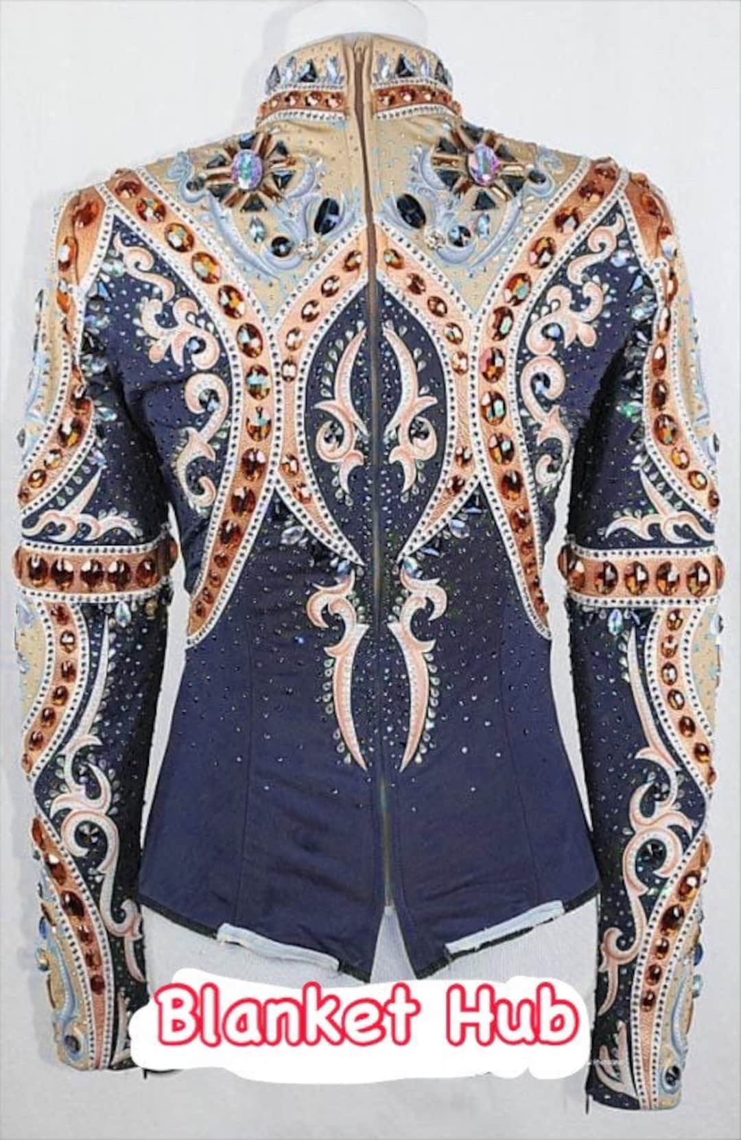 Western Custom Rodeo Queen Showmanship Horsemanship Women Rail Show ...