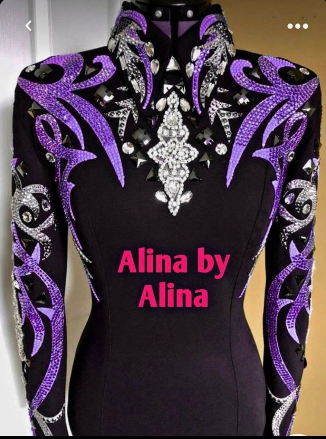 Western Custom Rodeo Queen Showmanship Jacket With Real Glass ...