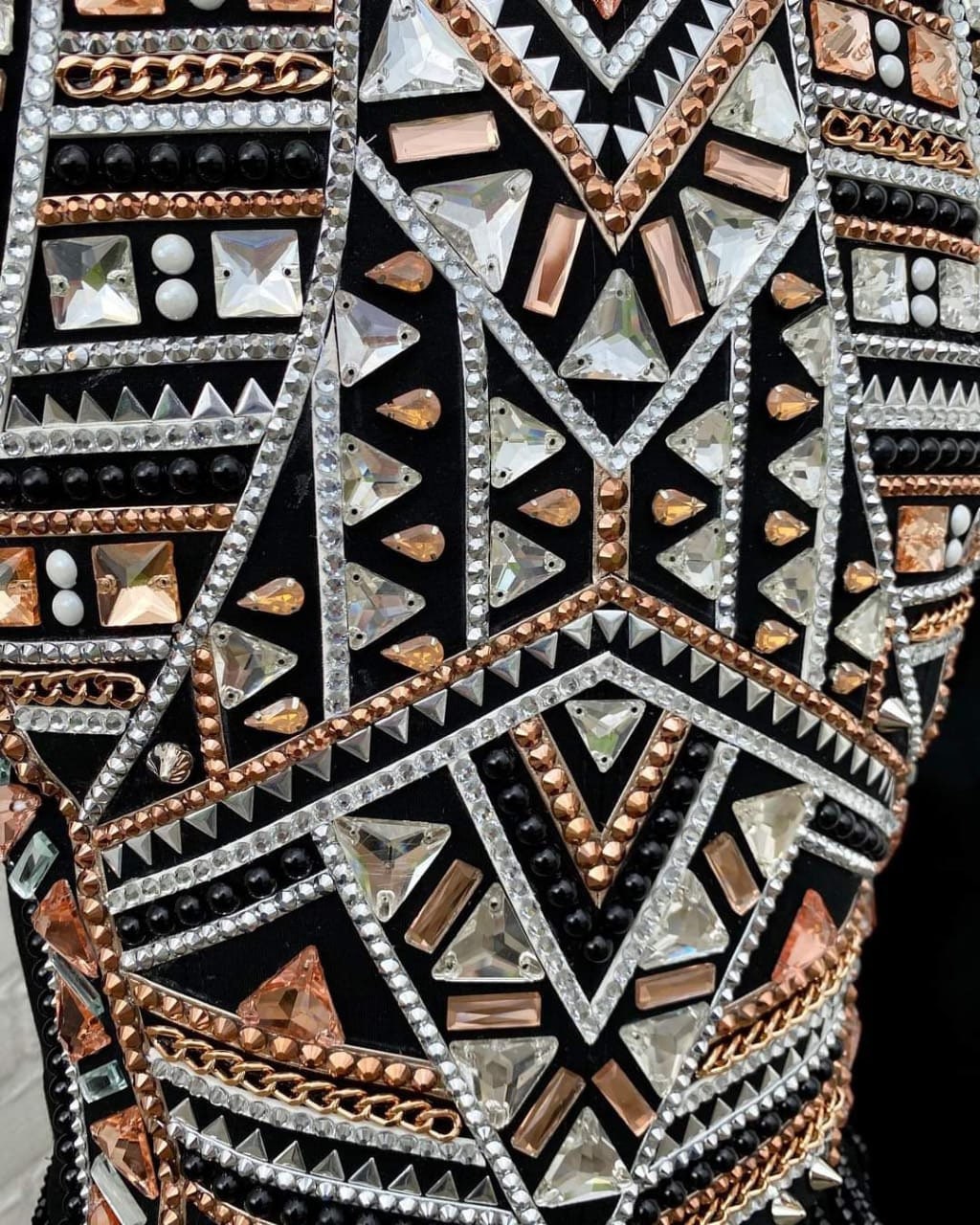 Show Vest With Shirt in Copper Rose Gold and Silver - Etsy