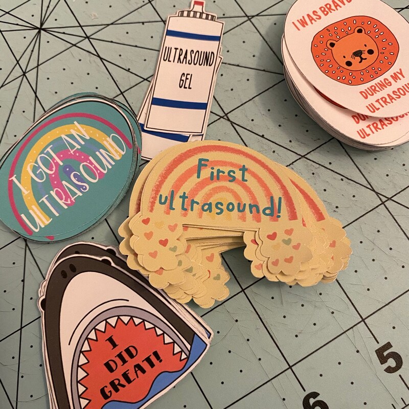 First Ultrasound Stickers - Etsy