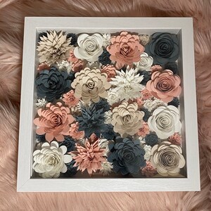 Custom Flower Shadow Box 9x9 - Etsy