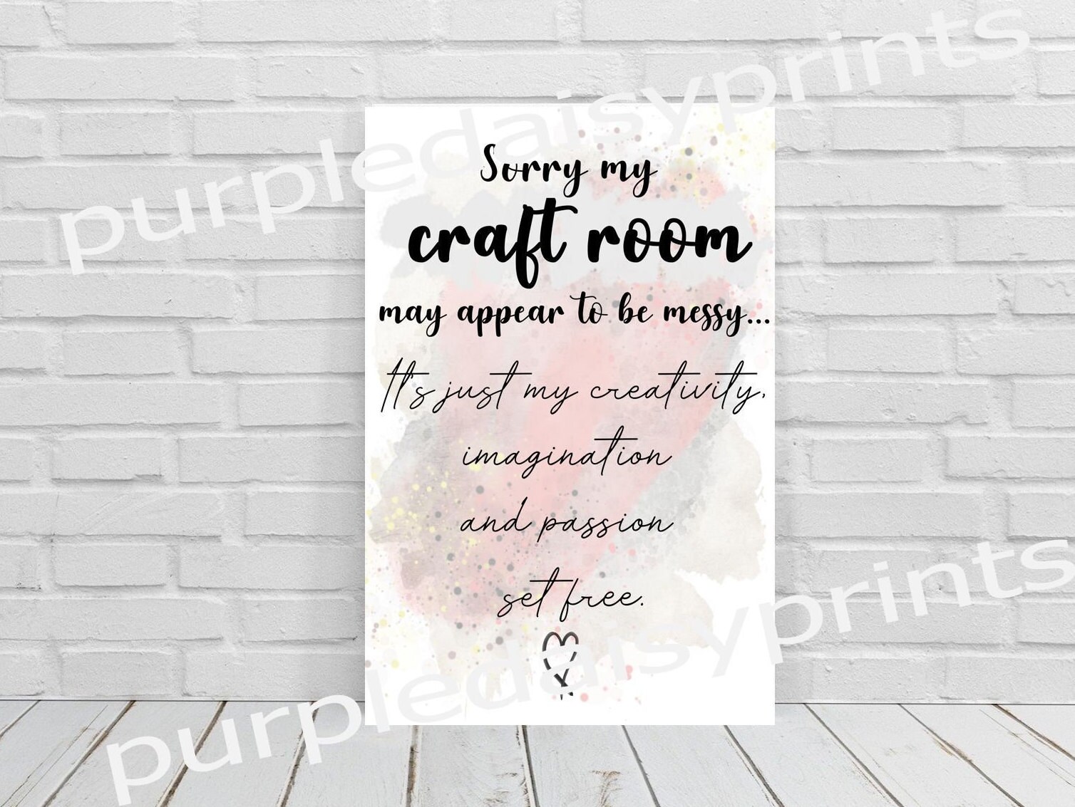 Craft Room Sign Craft Space Sign Craft Fan Gift Craft Hobby - Etsy