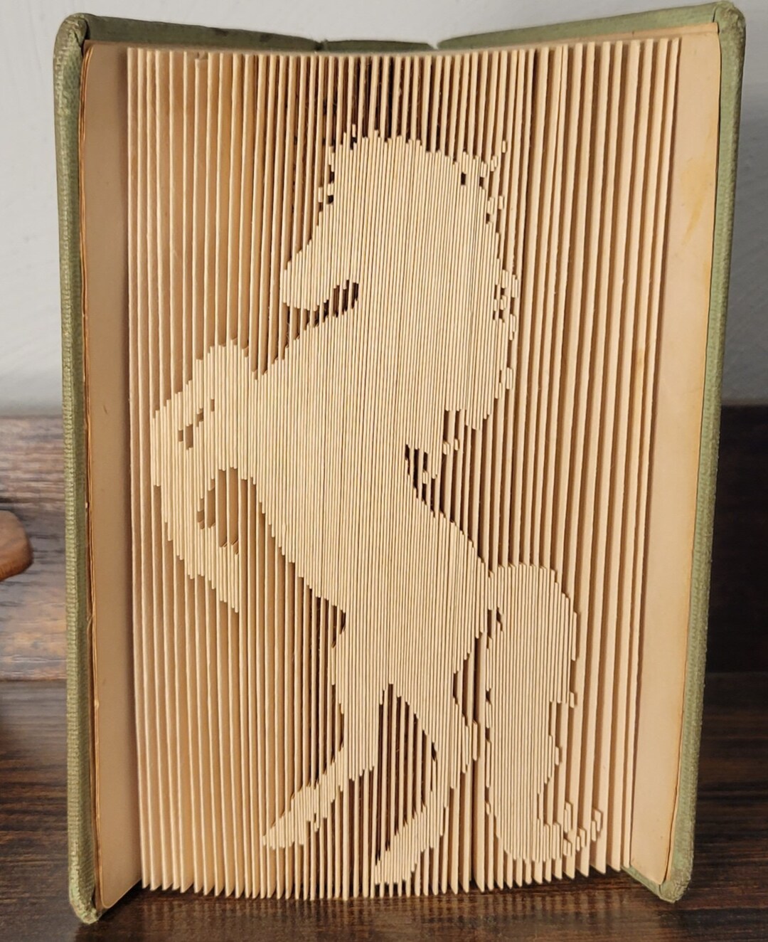 Folded Book Art, Horse, Pony, Stallion, Silhouette, Cowboy, Sifferman ...