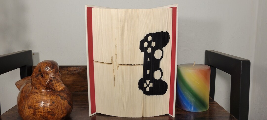 Folded Book Art, Ps2 Controller, Video Game, Heart Beat, Gaming, Fandom ...