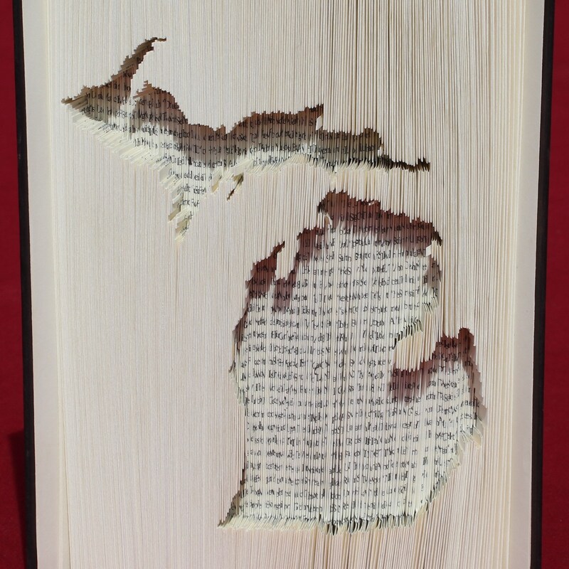 Upcycled Book Art - Etsy