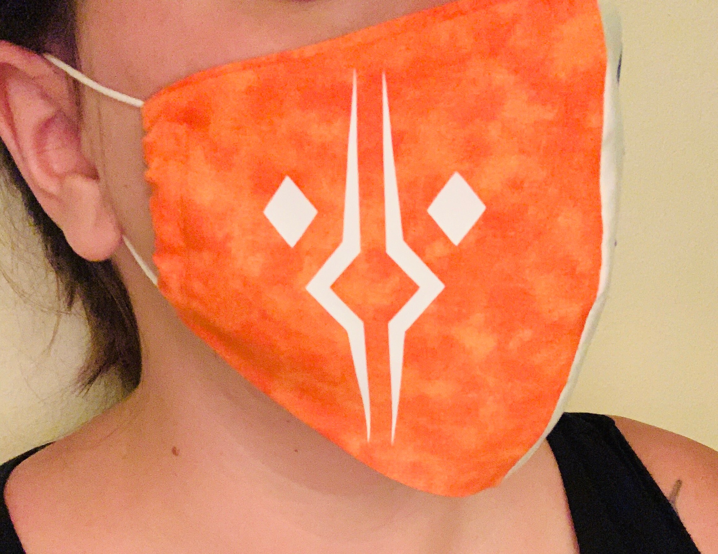 Star Wars:Ahsoka Tano Face mask Ahsoka Tano mask Ahsoka | Etsy